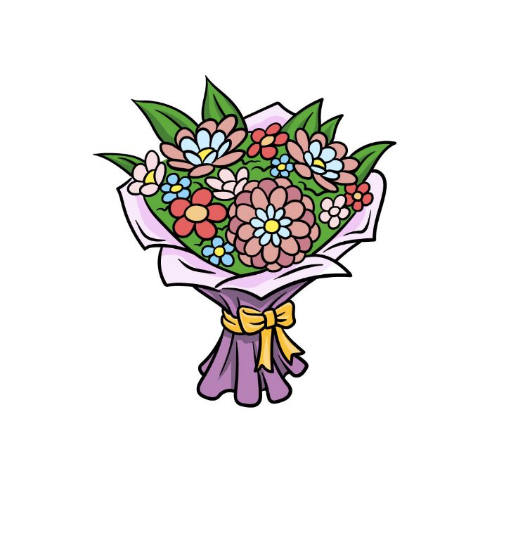 How to Draw A Bouquet Of Flowers – A Step by Step Guide - Woiloop